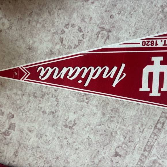 Art | Indiana University Red Pennant | Poshmark